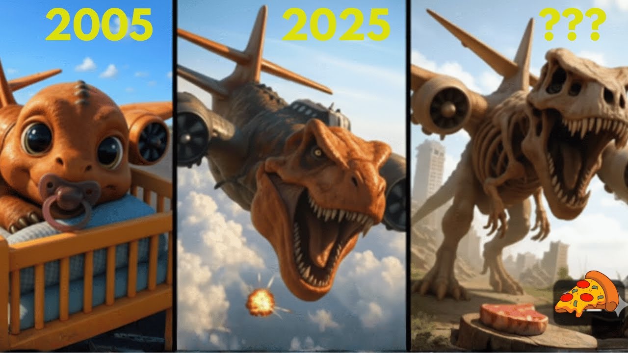 Evolucion de Nuclearo Dinosaurio / BRAINROT / Timeline - YouTube