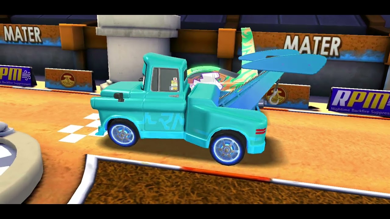 Cars Fast as Lightning Tow Mater Tracks Tow Mater With Tokyo Vs Fio ...