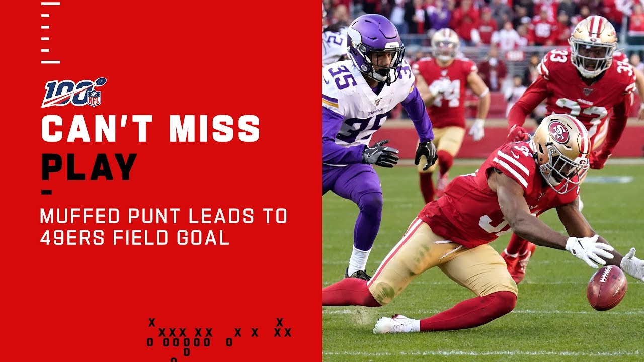 Massive Muffed Punt Leads to 49ers FG! - YouTube