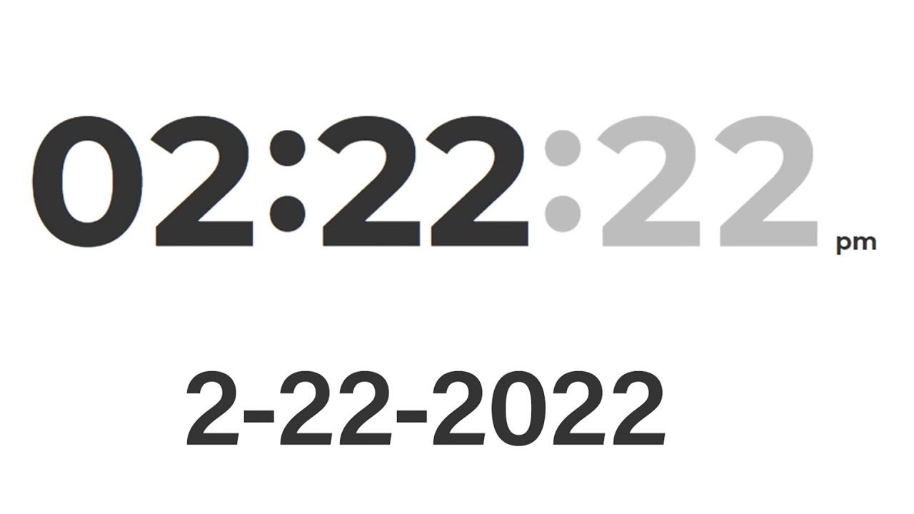 2-22-2022 02:22:22 - YouTube