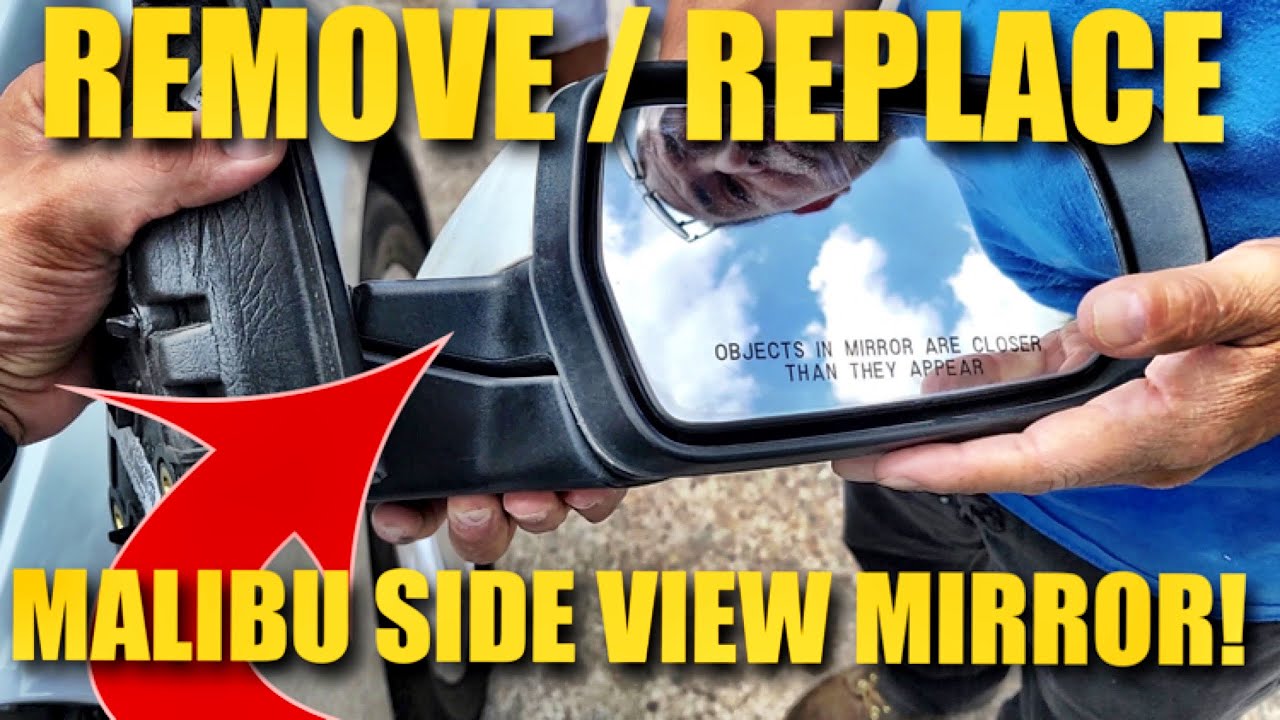 2016-2023 CHEVROLET MALIBU SIDE VIEW MIRROR REMOVAL AND REPLACEMENT FAST AND EASY DIY LEFT AND ...
