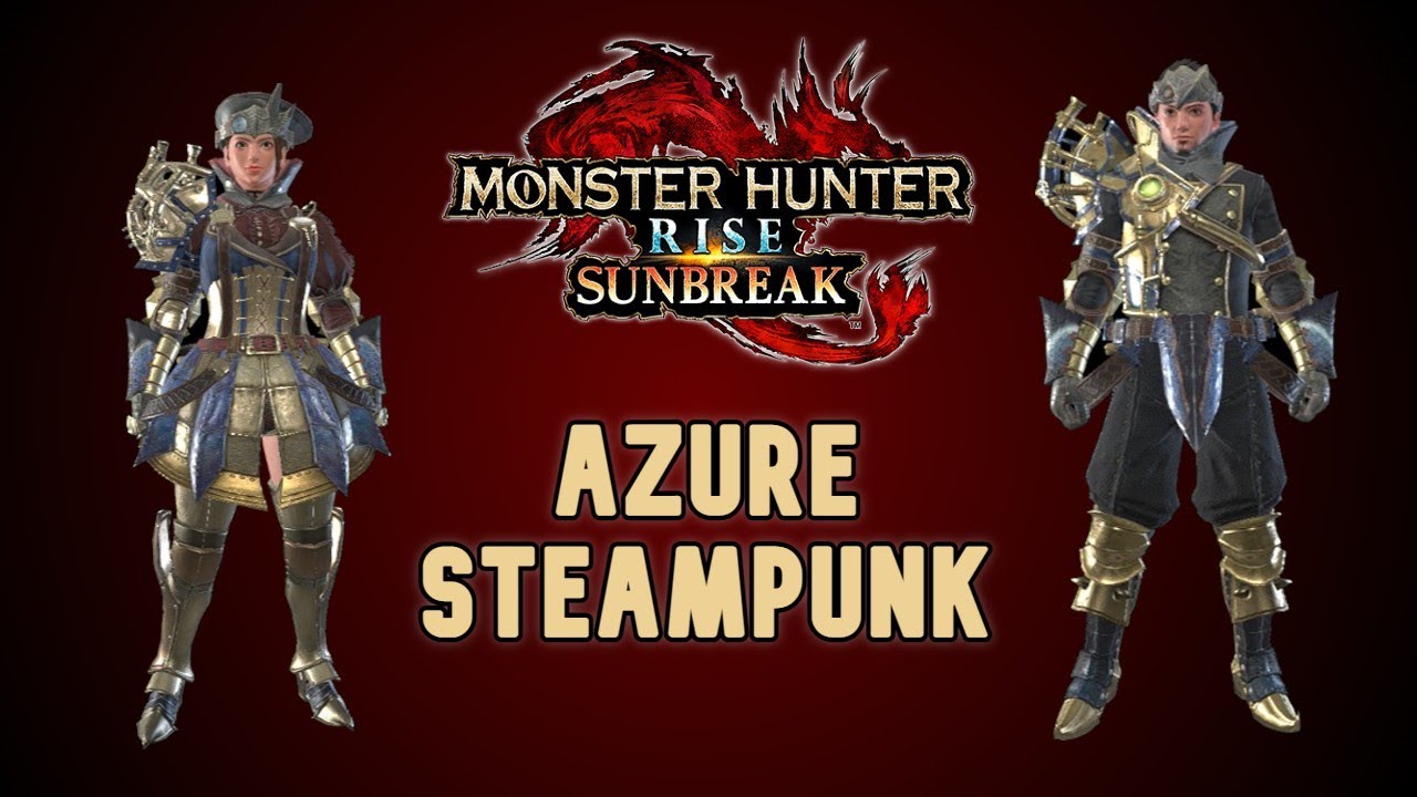 Azure Steampunk Layer Armor Mix | Sunbreak - YouTube