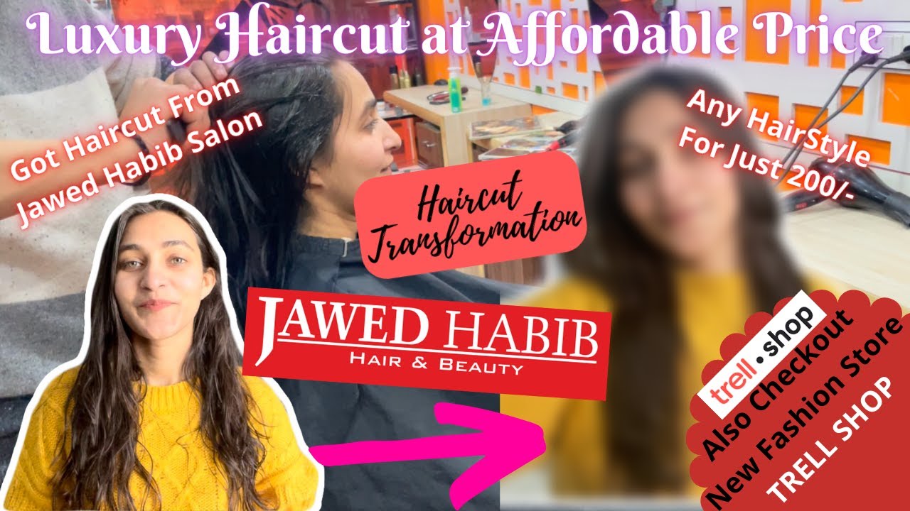 Haircut Vlog | Tried Haircut at Jawed Habib | Hairstyles at a very low ...