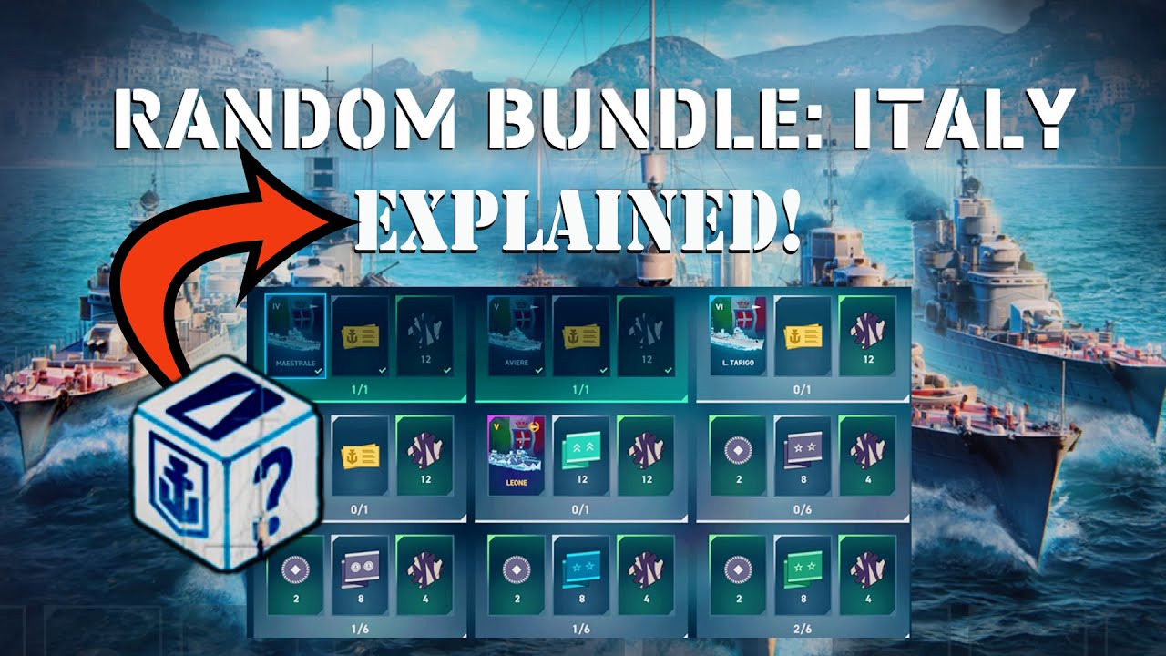 Random Bundle: Italy | World of Warships Legends - YouTube