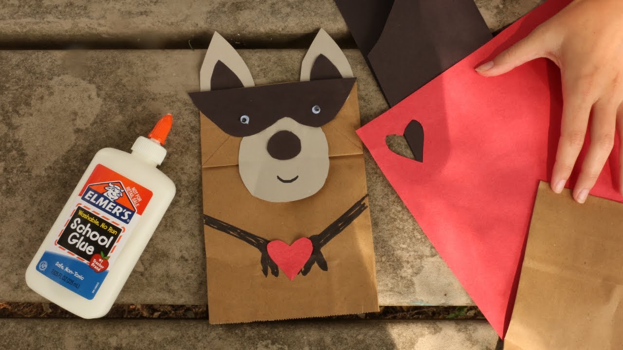 Kissing Hand Raccoon Craft