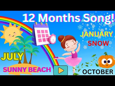 12 Months Song! Learn the Months of the Year with Fun & Dance | Kids ...