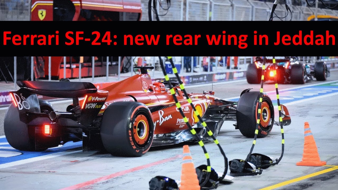 Ferrari SF-24: new medium-low load rear wing spec to improve efficiency ...