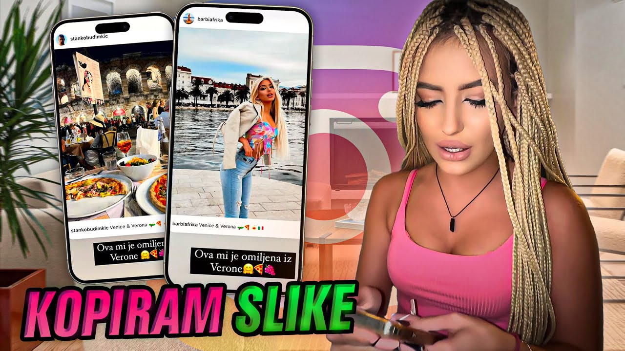 KOPIRAM INSTAGRAM SLIKE SVOJIH PRIJATELJA !😱 - YouTube