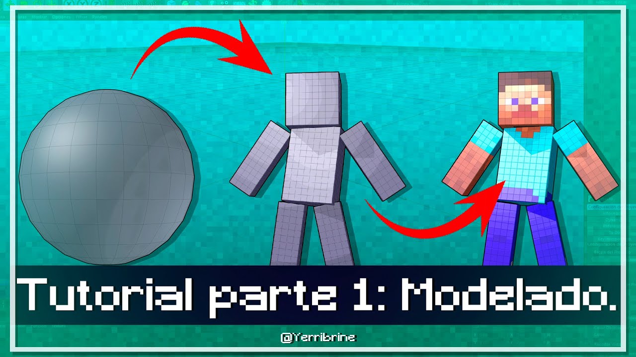 Guía Completa: Cómo crear tu Steve Rig de Minecraft para C4D Parte 1 ...