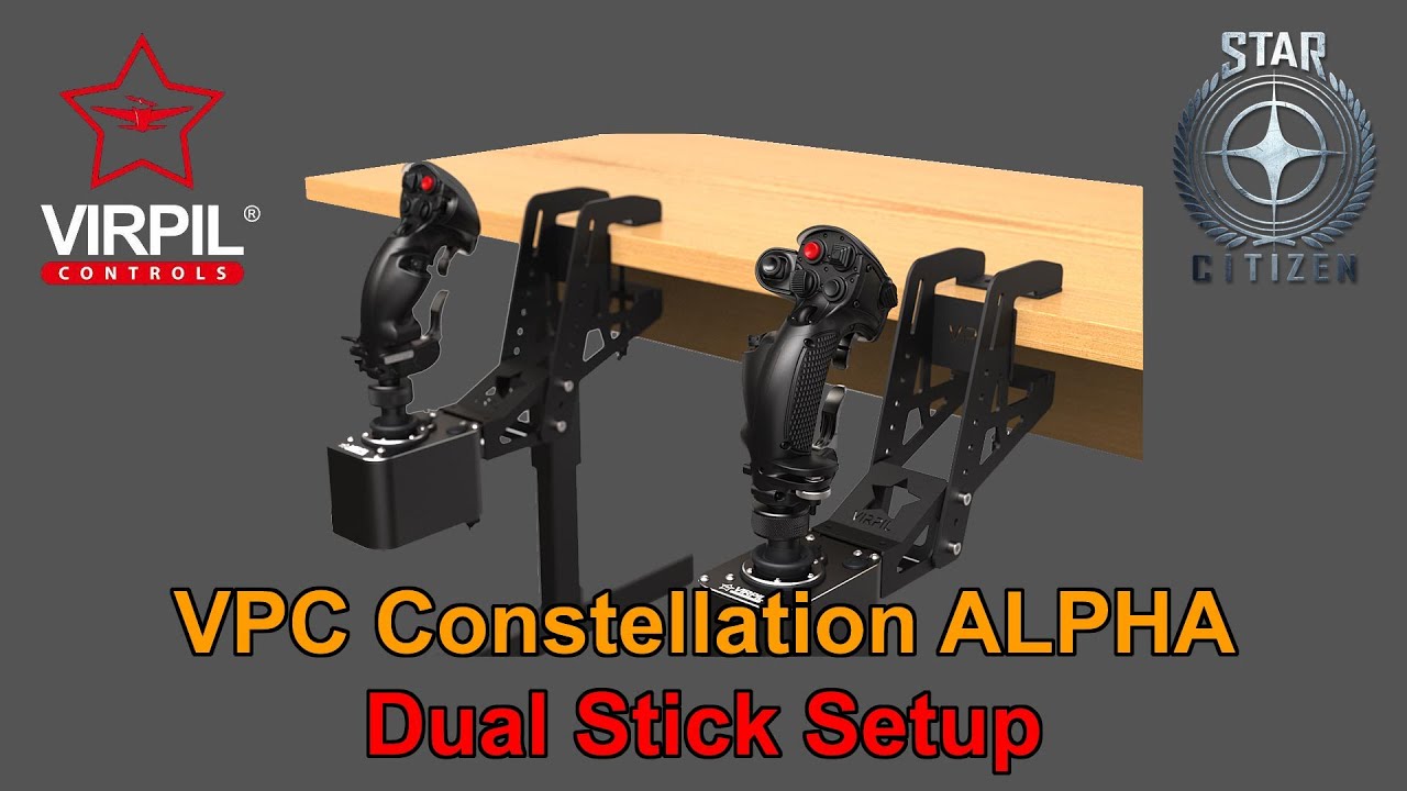Virpil Constellation ALPHA Dual Stick Setup einrichten für Star Citizen ...