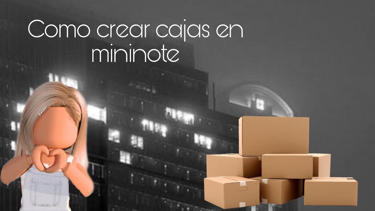 Como crear cajas en mininote - YouTube