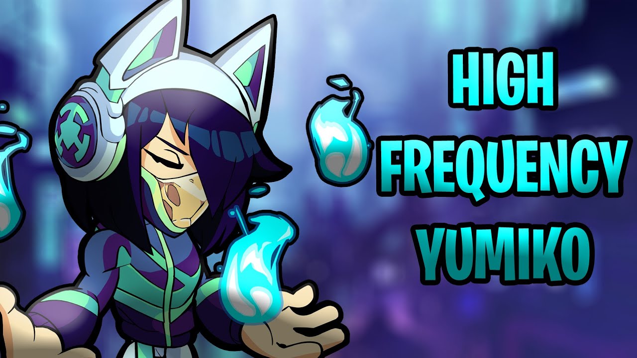 Brawlhalla - High Frequency Yumiko Battle Pass Skin! - YouTube
