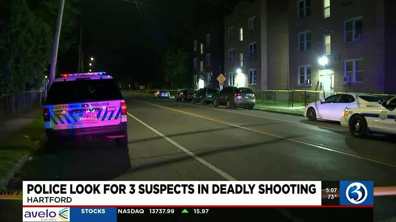 Police look for 3 suspects in deadly Hartford shooting - YouTube