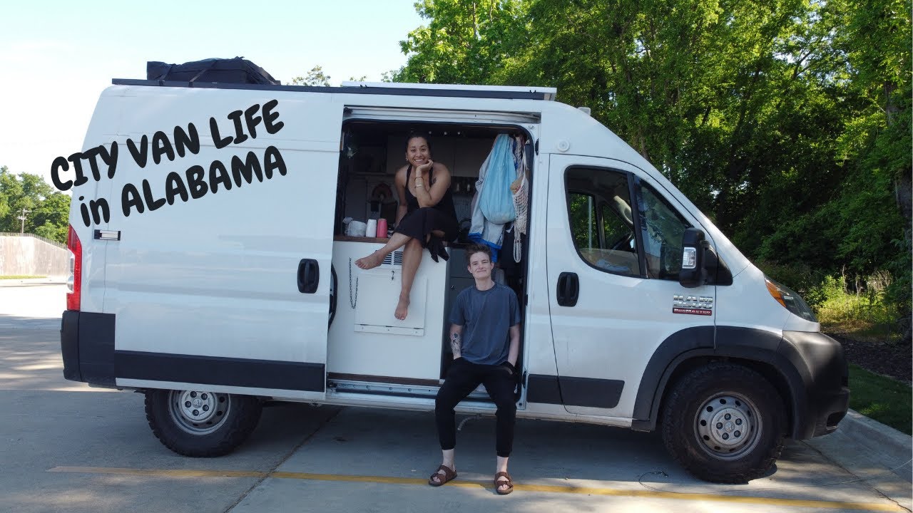 CITY VAN LIFE | ALABAMA VAN LIFE | QUEER COUPLE TRAVEL - YouTube