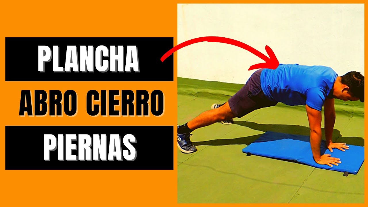 COMO HACER PLANCHA ABRO CIERRO PIERNAS (ABDOMEN) - YouTube