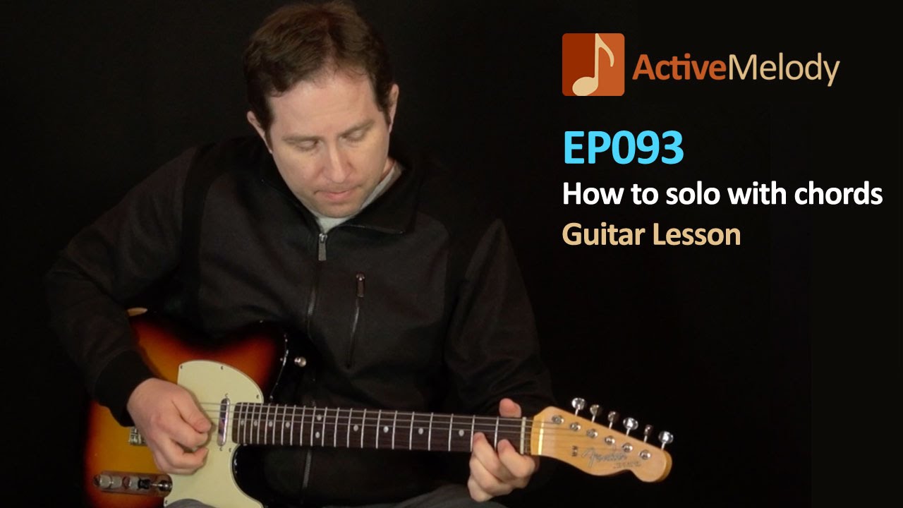 How to Play a Guitar Solo With Chords (Triads) - Guitar Solo - EP093 ...