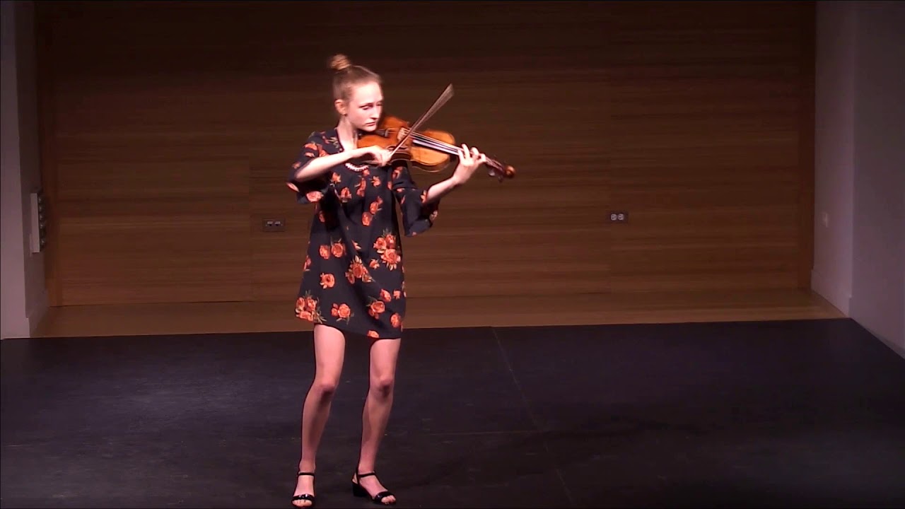Audrey Shadle plays Bach Partita No. 3 in E Major, first movement - YouTube