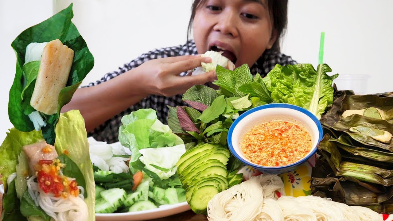 Eat SONGVAK Batombang Food Khmer - Sk Life - Kunthea Soeun Eating - YouTube