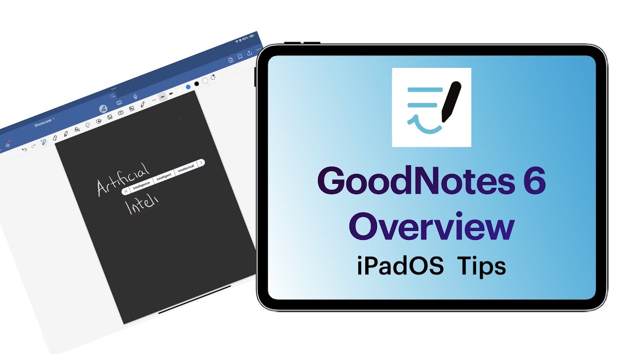 iPad tips, Goodnotes 6 overview - YouTube