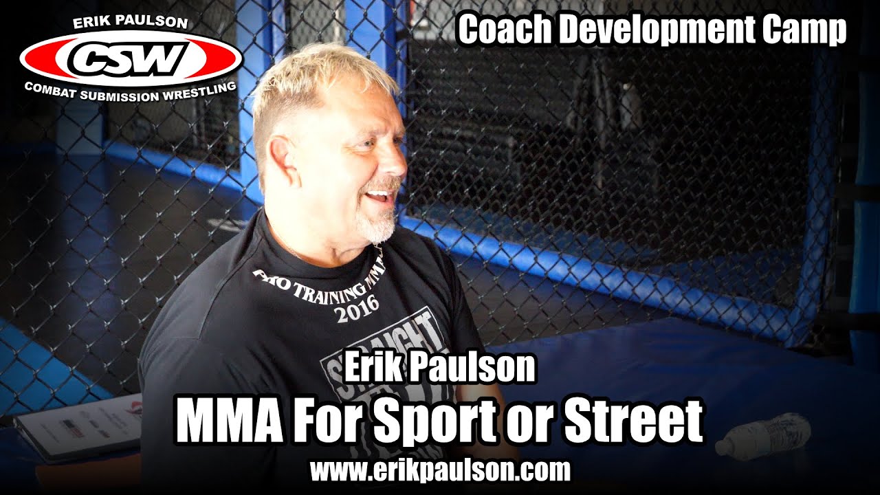 MMA For Sport or Street - Erik Paulson - YouTube