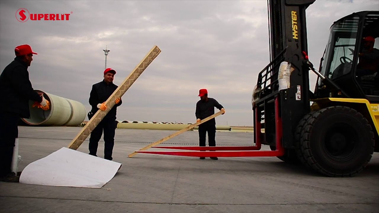 Denesting Heavy Weight GRP Pipes of Different Diameters From Each Other ...