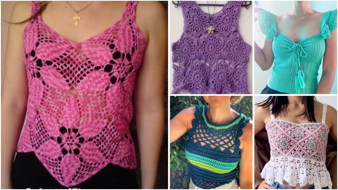 Gorgeous Boho style crochet top | vintage style crochet top designs # ...
