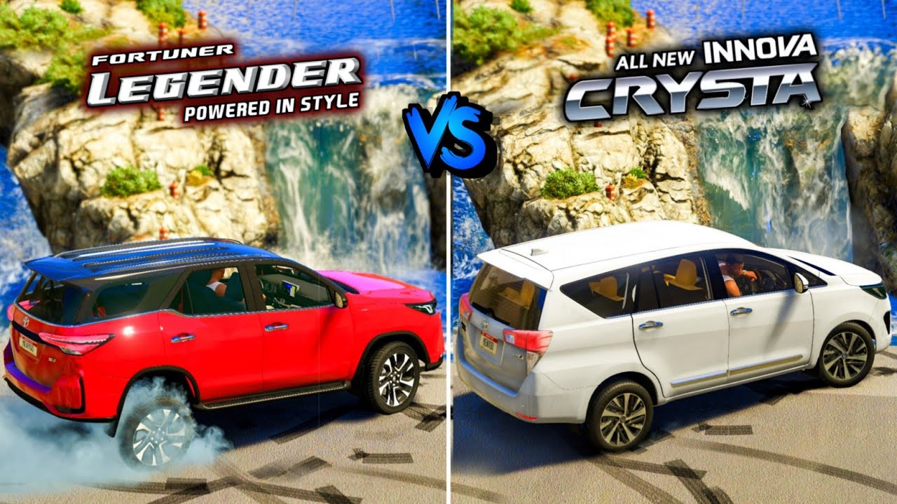 Innova Crysta 2022 Vs Fortuner Legender 2022 | Extreme Off-Roading ...