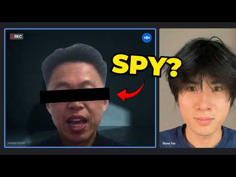 I realized mid interview they were North Korean spies (real story)
