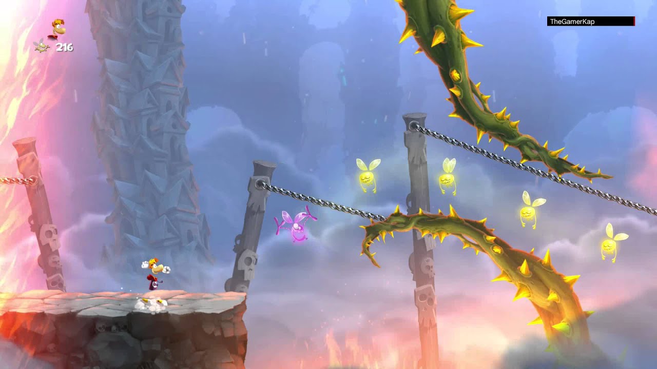 Rayman Legends [Rescate de Selena] Héroes a la carrera [Completado al ...