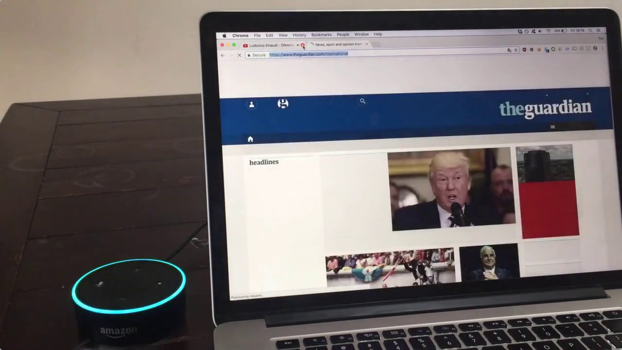 Alexa BrowserHelp - A Voice Interface for Your Browser - YouTube