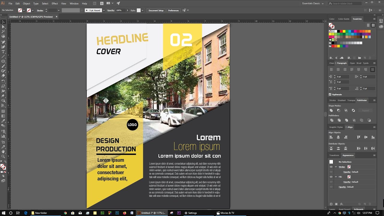 Adobe illustrator | Poster Design | Flyer design | Brochure Design ...