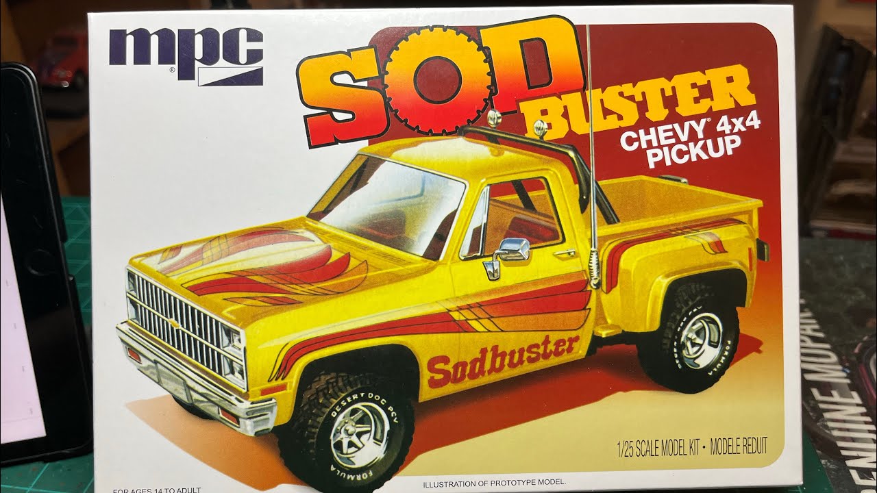 Full build of the 1981 Chevrolet SOD BUSTER Stepside pickup by MPC ...