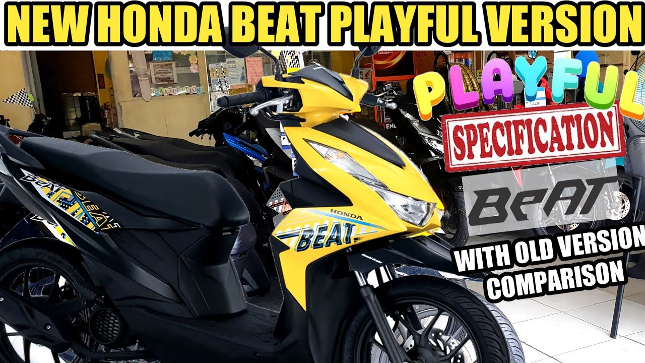 NEW HONDA BEAT PLAYFUL | OLD VERSION COMPARISON 2023 - YouTube