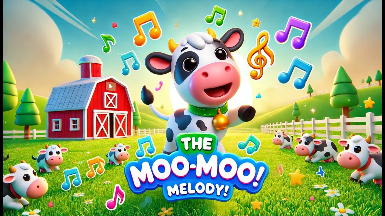 The Moo-Moo Melody! 🐮🎶 | Animal Sounds and Fun Kids Song - YouTube