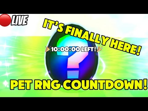 🔴 LIVE | PET RNG COUNTDOWN WAITING ROOM! ROBLOX! RELEASE TODAY! PET RNG ...
