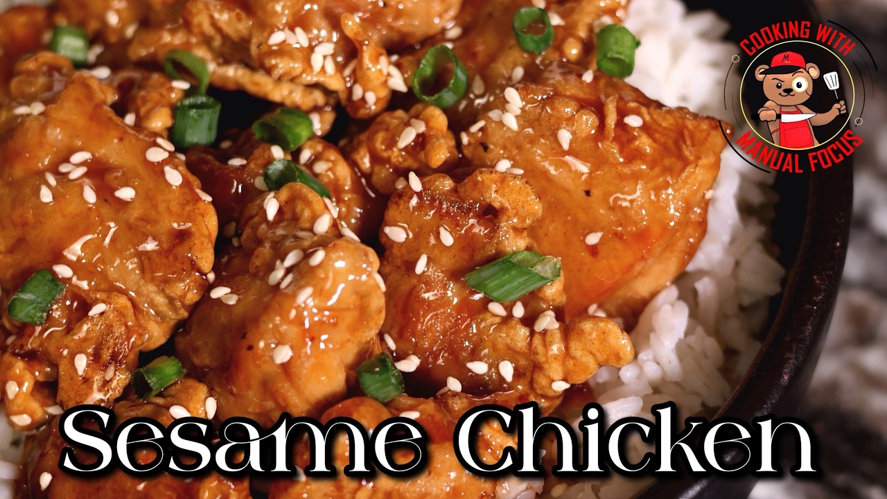 Crispy Sesame Chicken Recipe | Easy Take Out Recipe Made at Home - YouTube