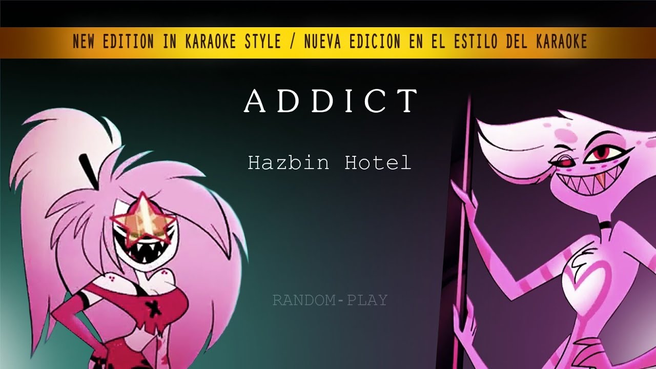 Addict (Incluye el solo de Angel Dust en piano)-HazbinHotel, Background ...