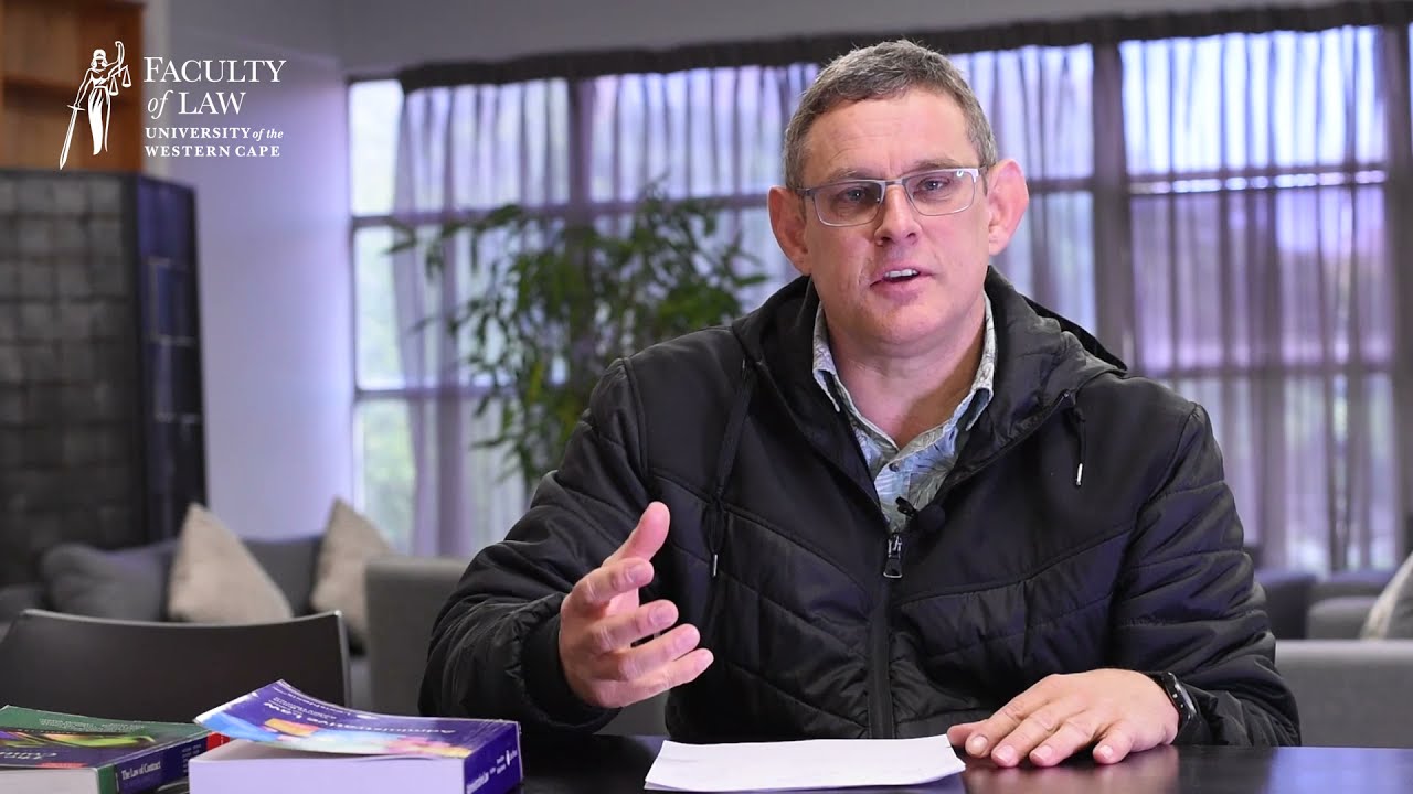 Prof Wessel Le Roux - Faculty of Law Programmes - YouTube