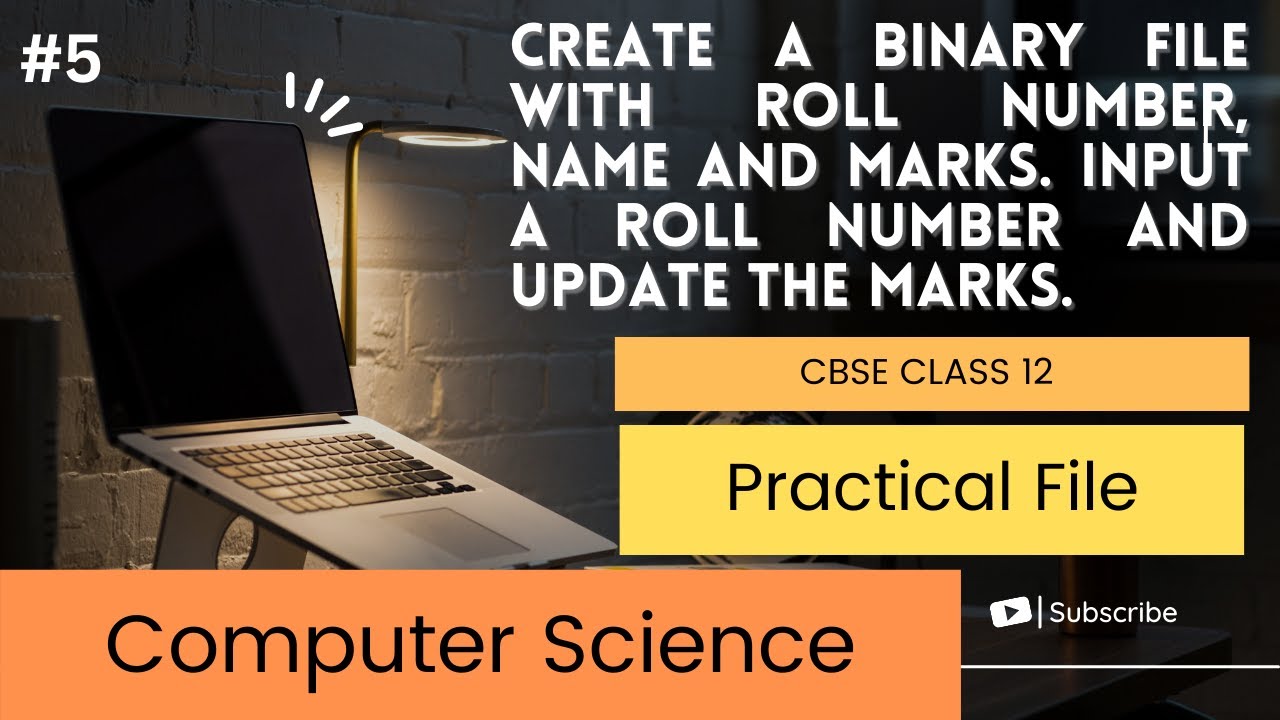 Cbse Class 12 Computer Science Practical File Program 5 Free Pdf Download Computerscience