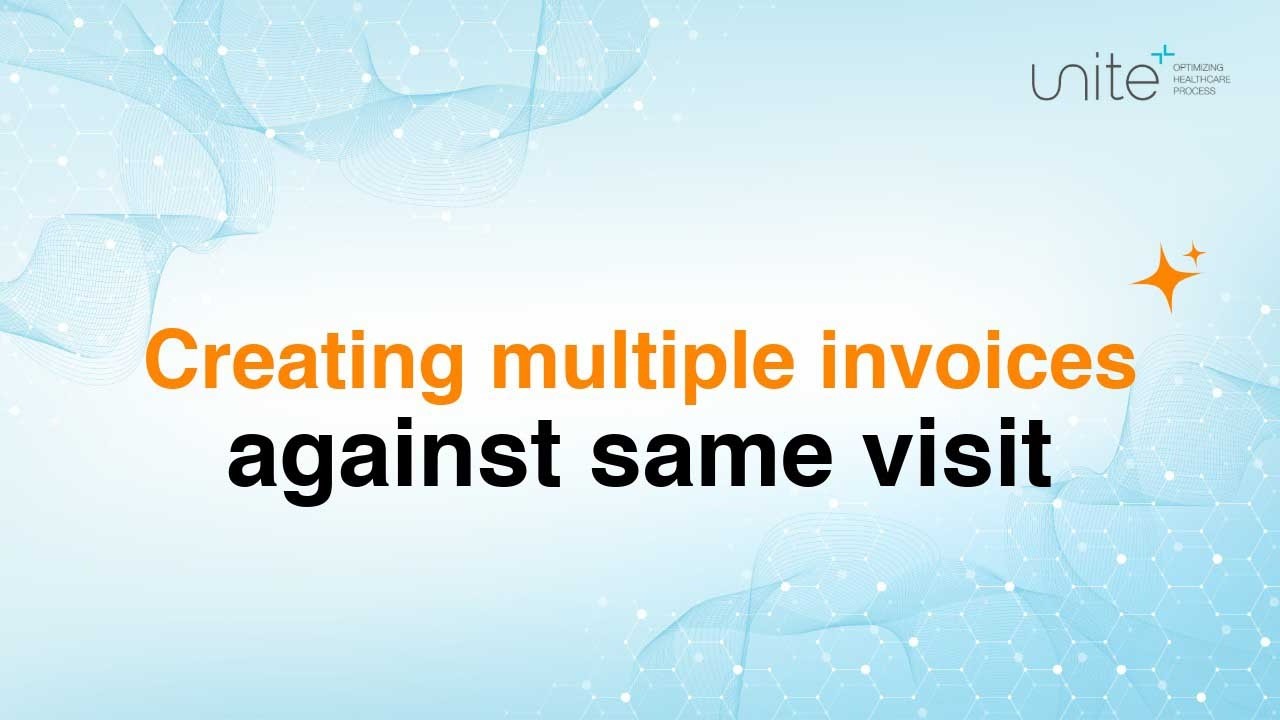 Creating multiple invoices against same visit - YouTube