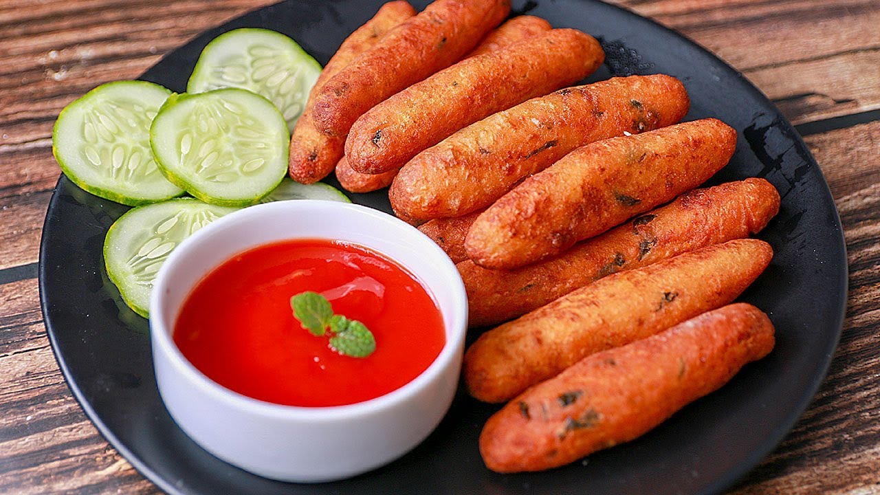 Potato Suji Fingers | Crispy Potato Rava Fingers | Easy Potato Snacks ...