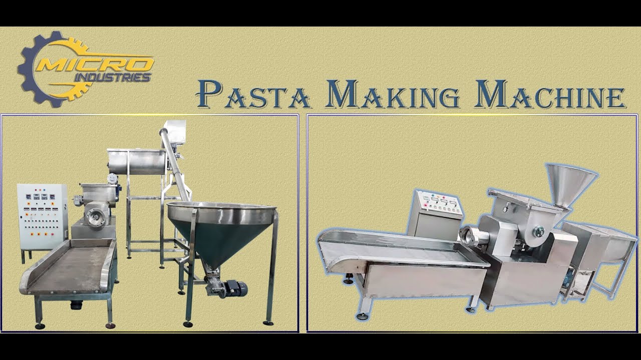 Fully Automatic Pasta Plant Manufacturer from Noida - Micro Industries ...