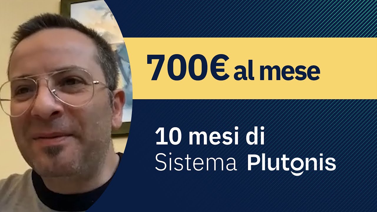700€ al mese: la storia di Gianfranco da 10 mesi in Sistema Plutonis ...