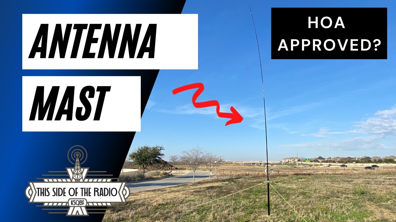 Spiderbeam HD Ham Radio Antenna Mast - YouTube