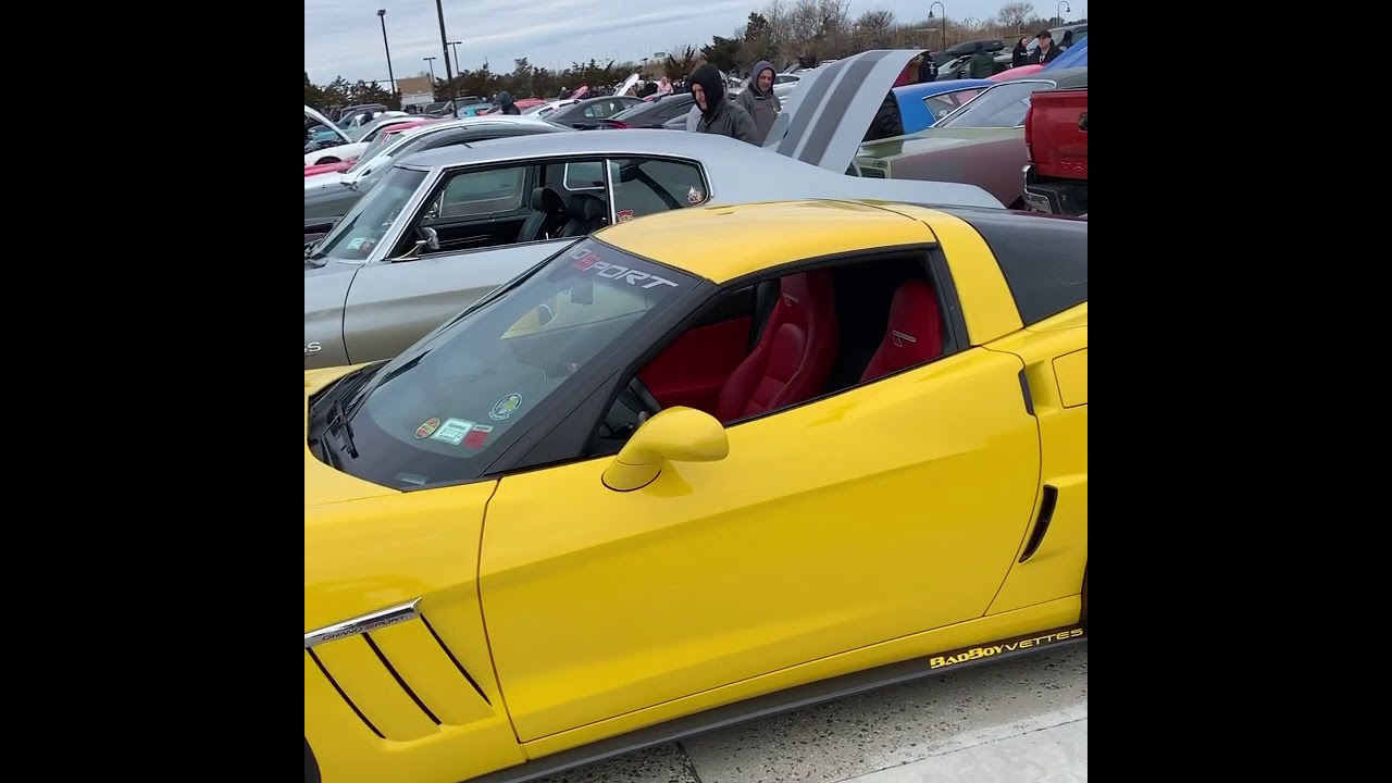 Yellow 2010 C6 Corvette GS Auto meet 2020 Long island NY - YouTube