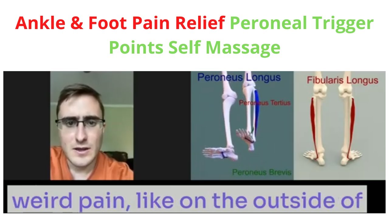Ankle & Foot Pain Peroneal Trigger Point Therapy Self Massage - YouTube