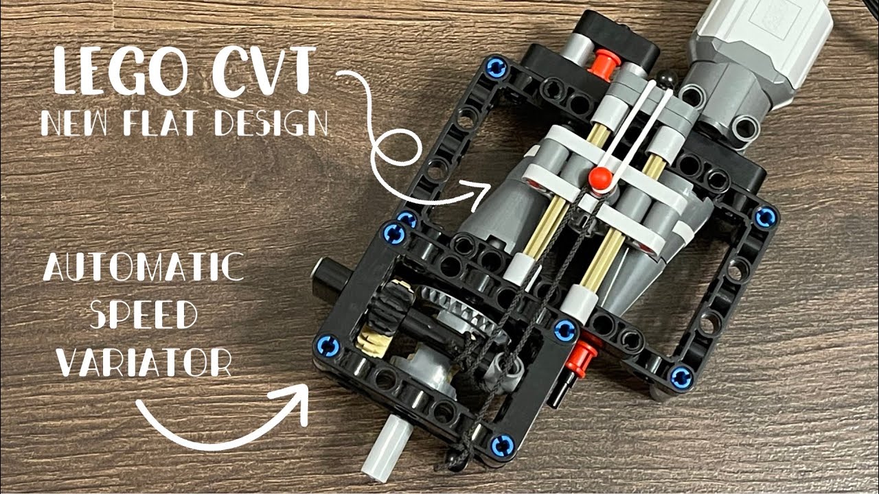 LEGO CVT With Automatic Speed Variator - YouTube