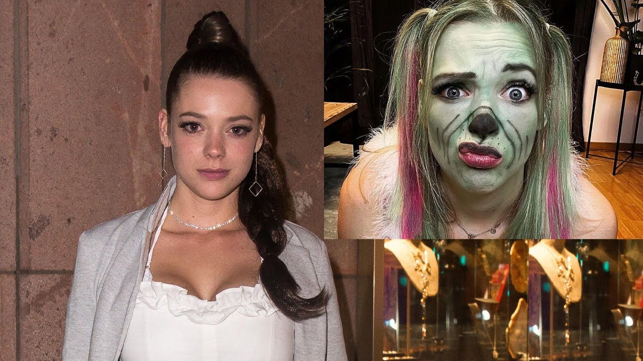 Anne Wünsche Im sexy Grinch Kostüm im Piercing Studio Für den Piercer ...