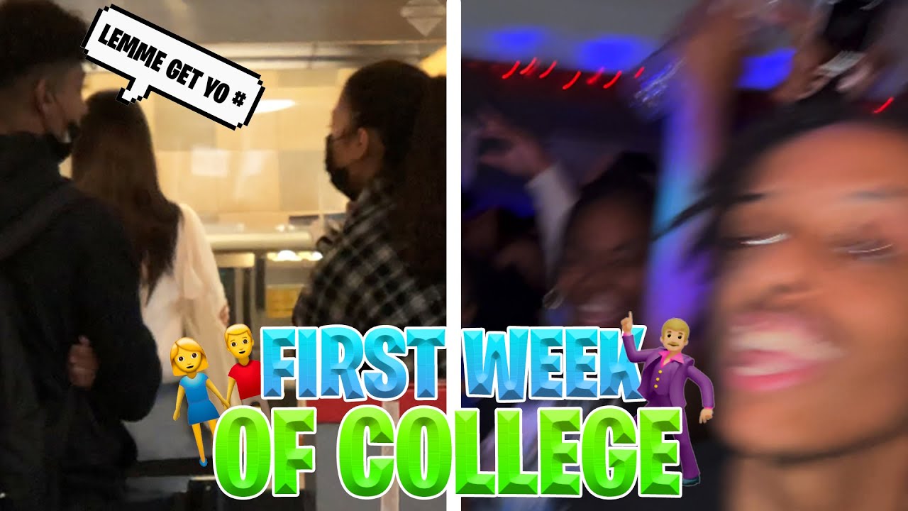 First Week At College Vlog | GETTIN GIRLS & GETTIN LIT - YouTube