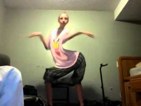 funny webcam dancing